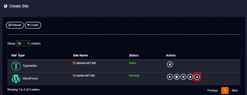 Website Password Settings - knowledgebase