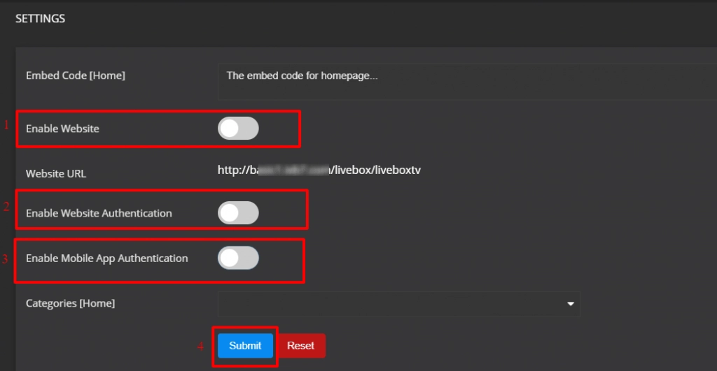 Livebox TV Settings - knowledgebase