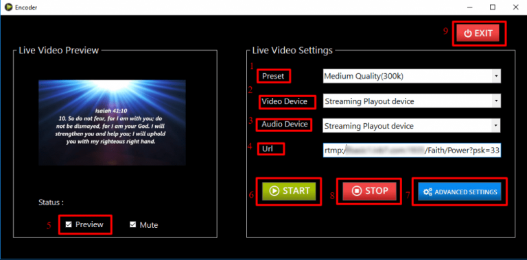 Livebox Encoder Settings - knowledgebase