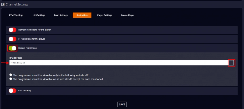 Restrictions - knowledgebase