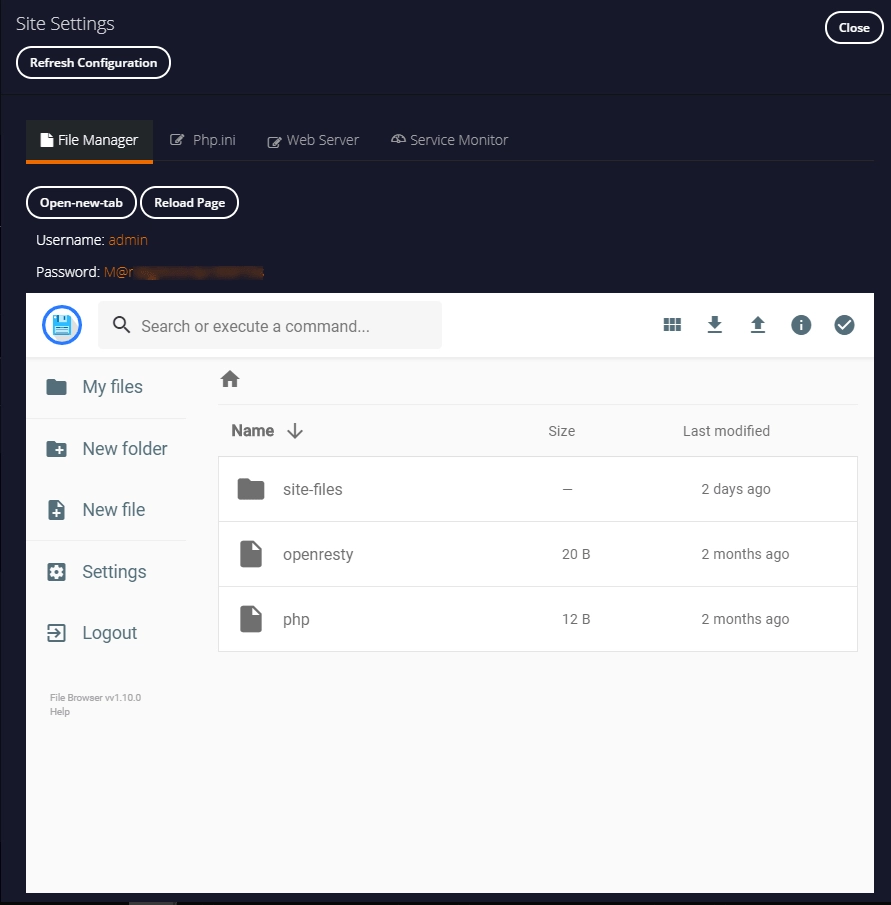 Website Settings - knowledgebase