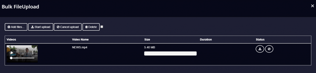 Bulk File Upload - knowledgebase